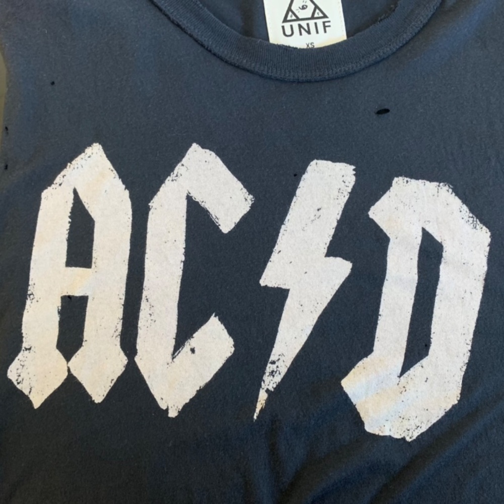 Unif Brand Acid Vintage Rare Muscle Tee - Gem